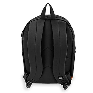 Everest Unisex Adults Vintage Laptop Backpack, Black, One Size US