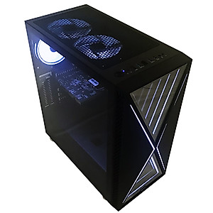Alarco Gaming PC Desktop Computer Intel i7 3.40GHz,16GB Ram,1TB Hard Drive,Windows 10 pro,WiFi Ready,Video Card Nvidia GTX 750 4GB, 3 RGB Fans with Remote