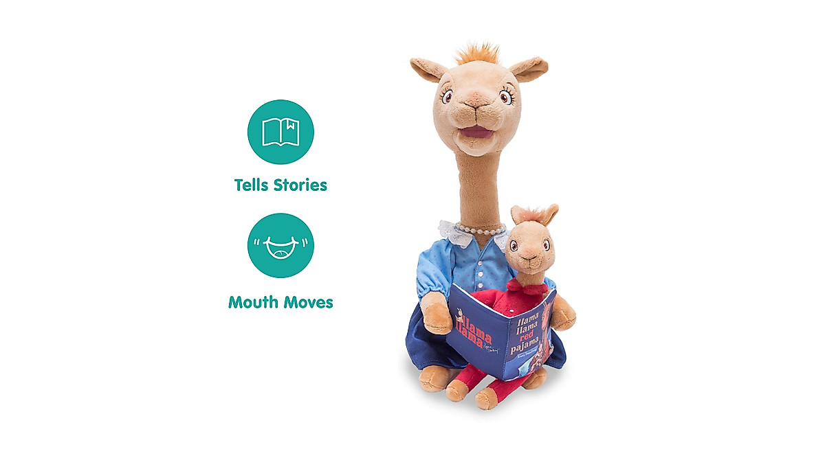 Animated Mama Llama Plush Toy - Talk & Recite Bedtime Story