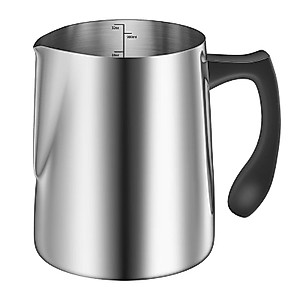 CasaCulina Candle Making Pouring Pot, 32oz Stainless Steel Wax Melting Pot with Heat-Resistant Handle, Double Boiler Candle Making Pitcher with Dripless Pouring Spout Design