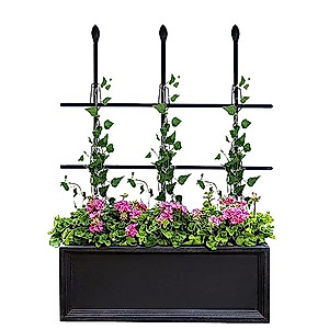 Garden Trellis, Plant Trellis for Climbing Plants Indoor Outdoor, DIY Tomatoes Cage Potted Plant Support Stakes for Vegetable, Rose, Bean, Pots, Clematis (Size : 90cm(35.4in*120cm(47.2in))