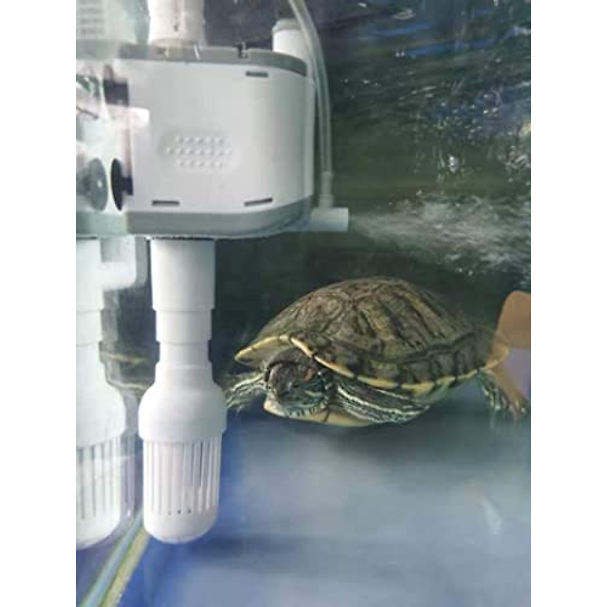 LONDAFISH Aquarium Filter Box, Fish Tank Filter Waterfall Flow Fliter Box, Fountain Pump, High Lift Submersible Water Pump, Hydroponics, Filter Accessories, Filter Media (15W Pump 266GPH(1000L/H))