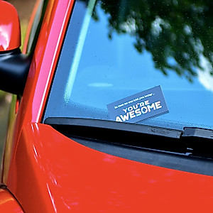 Youngever 300 Pack You Are Awesome Cards, 4 Unique Inspirational Designs Cards, Business Card Sized Encouragement Cards, Appreciation Cards for Students, Teachers, Employees, Friends, Family