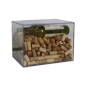 Clear Plastic Box - 12 1/2 "L X 8 1/2 "W X 8 1/2 "H - 4 Boxes