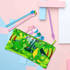 gxtvo Toddler Backpack for Boys, Dinosaur Kids Preschool Bookbag and Lunch Box, 12" Cute Cartoon Animal Schoolbag