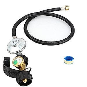 Uniflasy Grill for Replacement Parts, Propane Regulator and Hose with Propane Tank Gauge Indicator, Fit for Replacement Parts Nexgrill 720-0888, 720-0888N 720-0830H 720-0830D 20-0783E 720-0864 720-083