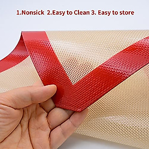 Zcooks Silicone Baking Mat Set (2) Half Sheets Non Stick Silicon Cookie Oven Liner Food Safe Baking Mat