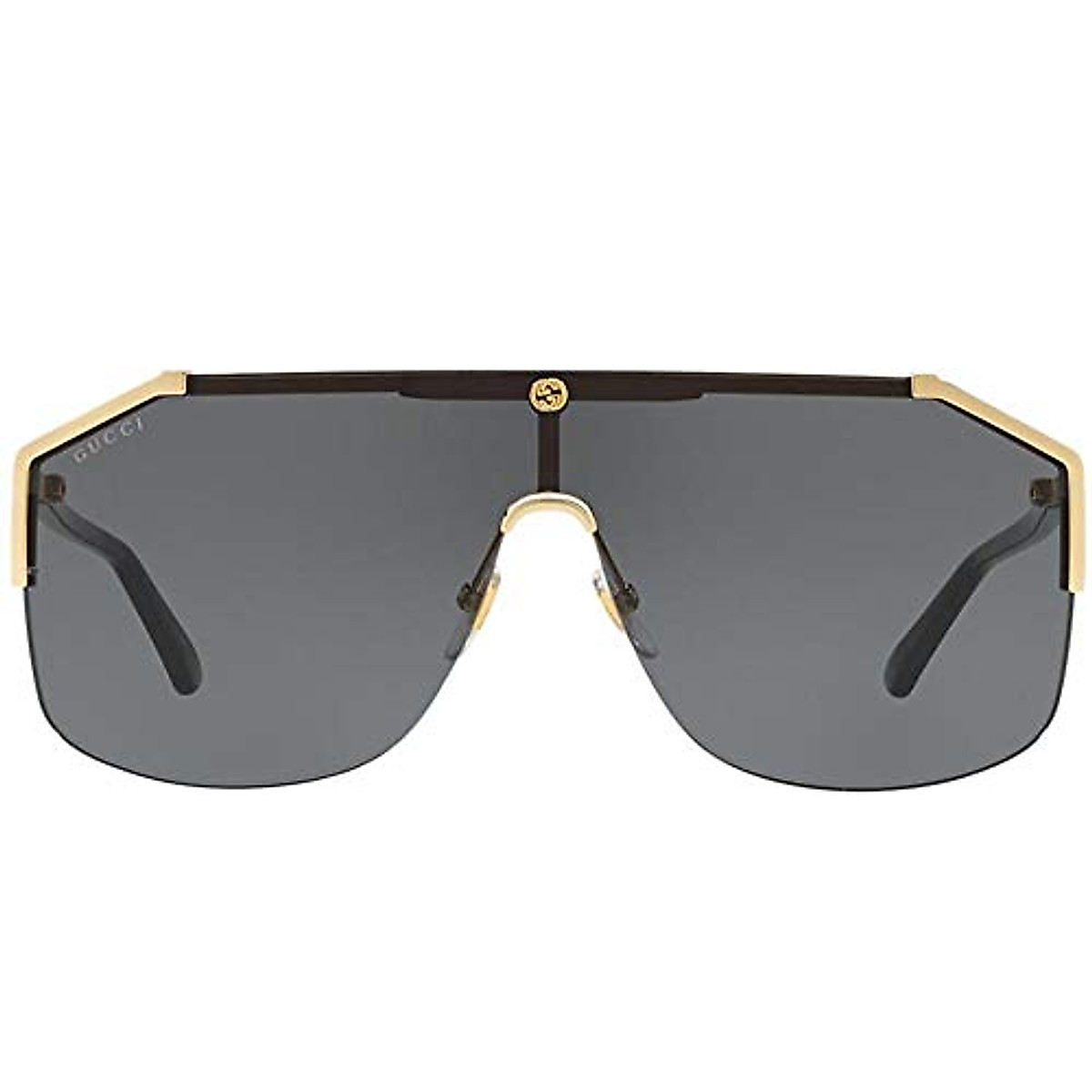 Gucci gg0291s 100% Authentic Mens Sunglasses Gold 001