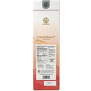 Sun Chlorella Sun Wakasa Gold Plus Superfood Supplements Drink Powerful Whole Body Immune Defense, Energy Boost & Gut Health - Green Microalgae Extract - Gluten Free, Vegan - 17oz