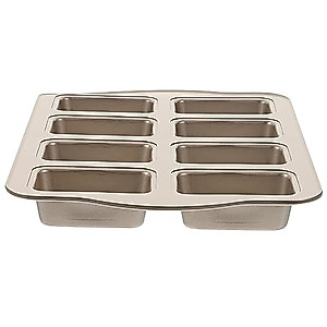 RORPOIR Cake Mold Cake Baking Pans Sandwich Buns Mini Tools Sandwich Loaf Tin 8 Cavity Brownie Pans Carbon Steel Bread Pan Oven Bread Pan Kitchen Cake Pan Loaf Pans Cheese Muffin Pie Toast