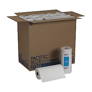 Pacific Blue Select 2-Ply Perforated Paper Towel Rolls by GP PRO (Georgia-Pacific), 27385, 85 Sheets Per Roll, 30 Rolls Per Case