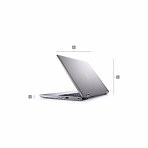 Dell Latitude 5310 2-in-1 Laptop Touch | 13.1" 1920x1080 FHD | Core i5-10210U - 256GB SSD Hard Drive - 4GB RAM | 4 cores @ 4.2 GHz Win 10 Pro Black (Renewed)