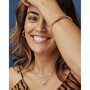 Kendra Scott Maggie Bangle Bracelet in Rhodium Filigree