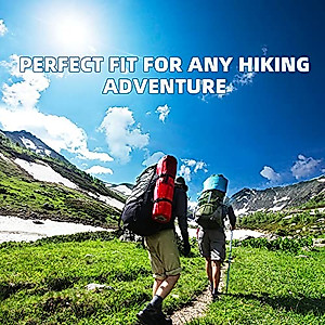 6 Pack Hiking Walking Sticks Rubber Tips, Replacement Tips Protectors for Trekking Poles, Fits Most Standard Hiking, Trekking, Walking Poles (Shoe Shape Tips)