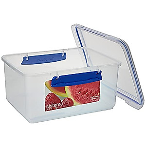 Sistema 1830 Klip It Collection Rectangle Food Storage Container, 101 Ounce