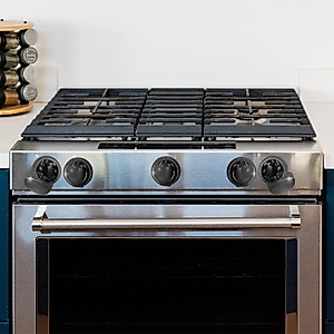 KidCo Stove Knob Covers for Child Safety (5 Pack) Universal Size Charcoal View Childproof Oven Knob Covers for Kids and Pets