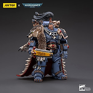 JoyToy Warhammer 40,000 1/18 Action Figure Space Wolves Ragnar Blackmane Model