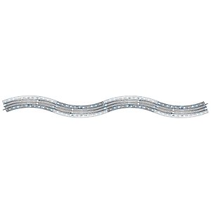 Lionel The Polar Express Illuminated Ice FasTrack O36 Curved Model Train 4-Pack with ICY Lake Track Map