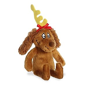 Aurora® Whimsical Dr. Seuss™ Max Stuffed Animal - Magical Storytelling - Officially Licensed - Brown 7 Inches