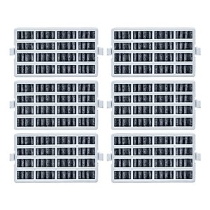 EvertechPRO W10311524 Fresh Air Cleaner Filter Assembly Pack of 6 Replacement for Whirlpool Refrigerator 2319308 AIR1 W10315189 W10335147
