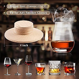 Cocktail Smoker Kit, Old Fashioned Drink Smoker Bourbon Whiskey Smoker kit with 4 Flavors Wood Chips, Old Fashioned Smoker Kit, Gifts for Cocktail Enthusiast Bourbon Lovers -- By Cosfog