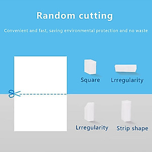 yuai 100 Pack Extra Thick Magic Cleaning Sponges - Reusable Eraser Sponge for All Surfaces - Kitchen-Bathroom-Furniture-Leather-Car-Steel - Just Add Water - Melamine - Universal Cleaner