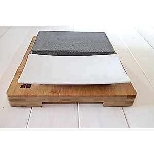 Black Rock Grill - Premium Lava Stone Cooking Set for Sizzling Steak and Seafood, Restaurant-Quality Meals at Home