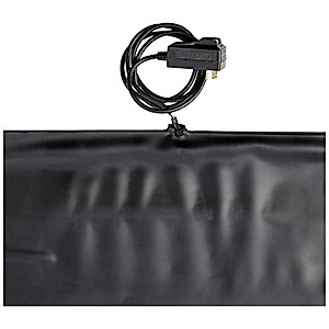 VEVOR, 2ft x 5ft Walkway, 120V Ice, PVC Heated 6ft Power Cord, Slip-Proof, Ideal Winter Outdoor Snow Mat, 2'' per Hour Melting Speed, Black