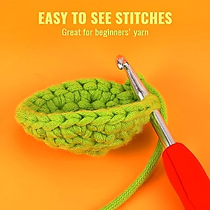 Pllieay 2x50g Packs Violet and Piggy Pink Yarn for Crocheting and Knitting - Worsted Medium #4 Cotton-Nylon Blend With Easy-to-See Stitches for Beginners