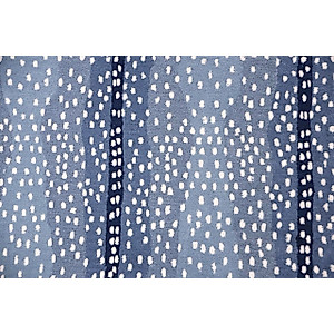 Wallard Antelope Cheetah Blue,Natural,Gray,Mink Animal Contemporary HandTuffted 100% Woolen Area Rugs and Carpets (Blue, 10 x 8 FT)