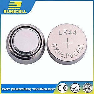 Eunicell 20 Batteries Blister Pack AG13, G13, SR44, LR44, A76, V13GA, PX76A, 357