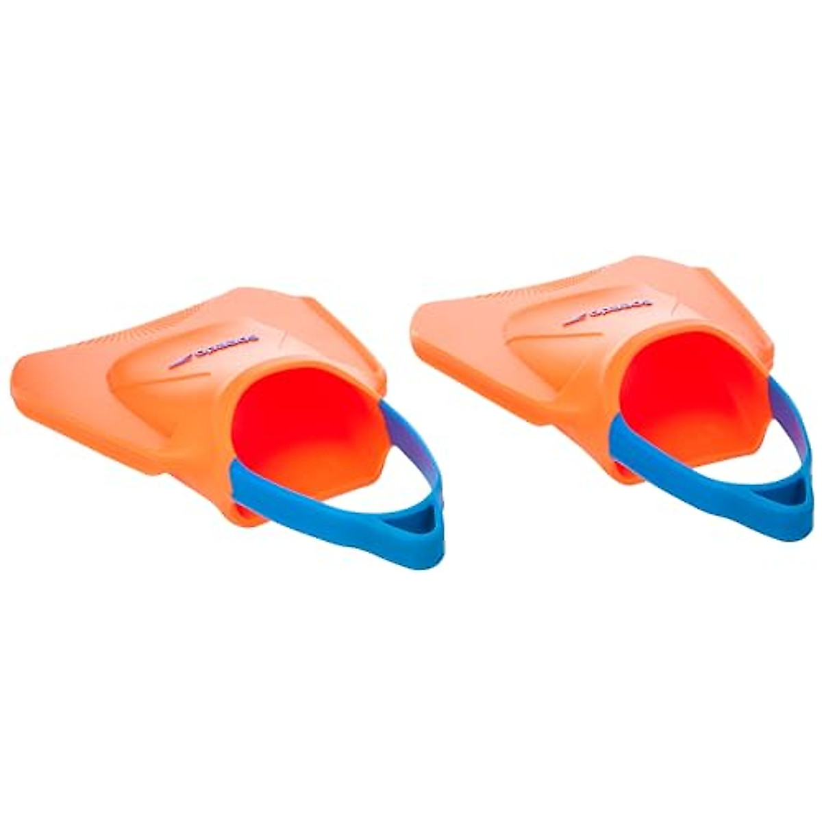 Speedo Unisex's Biofuse Fitness Fin, Fluro Tangerine/Pool Blue/Blue Flame, S