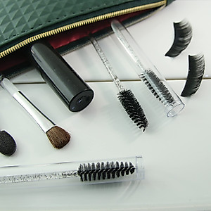 The Beadsmith Clear Plastic Tubes - 6-Inch-Long Round Tubes, 9/16 Inches in diameter - Flat Caps - Use for Beads, Bath Salts, Wedding & Party Favors, Home or Office Storage - Bag of 20