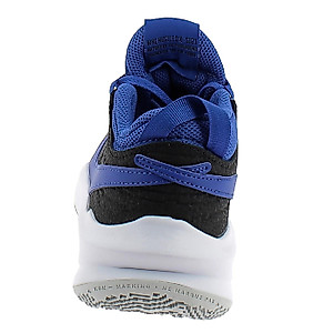 Nike Kid's Team Hustle D10 GS Basketball Shoe, Black/Game Royal-photon Dust, 5 Big Kid