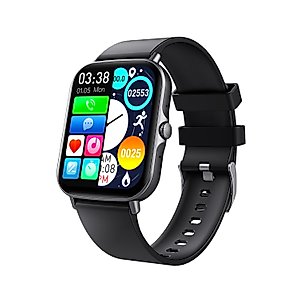 Smart Watches for Men Women HD Full Touchscreen Making Calls Smartwatch with Split-Screen Mode Waterproof Fitness Tracker Heart Rate,Sleep,Blood Pressure,Blood Oxygen Monitor for Activity Tracker