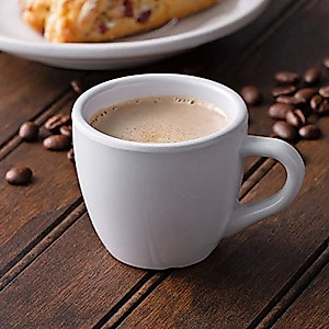 G.E.T. C-1004-W-EC Melamine Espresso Cup, 3 Ounce, White (Set of 4)