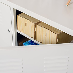 Tapeera 2-Pack Stackable Trading Card Storage Box For Sports Football Baseball Card Storage - Compatible With TCG MTG Pokemon Cards Kpop Photocard Toploaders - Each 1800 Cards With Chalkboard Labels