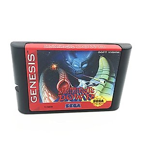 Royal Retro Eliminate Down For Sega Genesis & Mega Drive 16 Bit Video Games Conosle (Black)