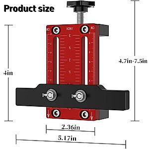 Cabinet Door Installation Positioner, Aluminum Alloy Cabinet Hardware Jig, Adjustable Length Versatile Cabinet Installation Tool Compatible