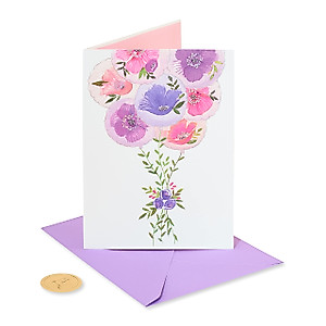 Papyrus Birthday Cards, Ombre Cake and Balloons (2-Count)