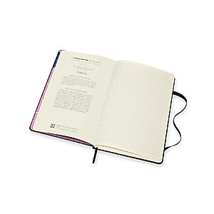 Moleskine Limited Edition Studio Collection Notebook, Hard Cover, Large (5" x 8.25"), Ruled/Lined, Yukai Du, 240 Pages