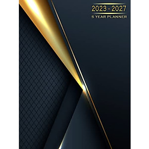5 Year Planner 2023-2027: Monthly Calendar Organizer, Professional and Elegant Cover