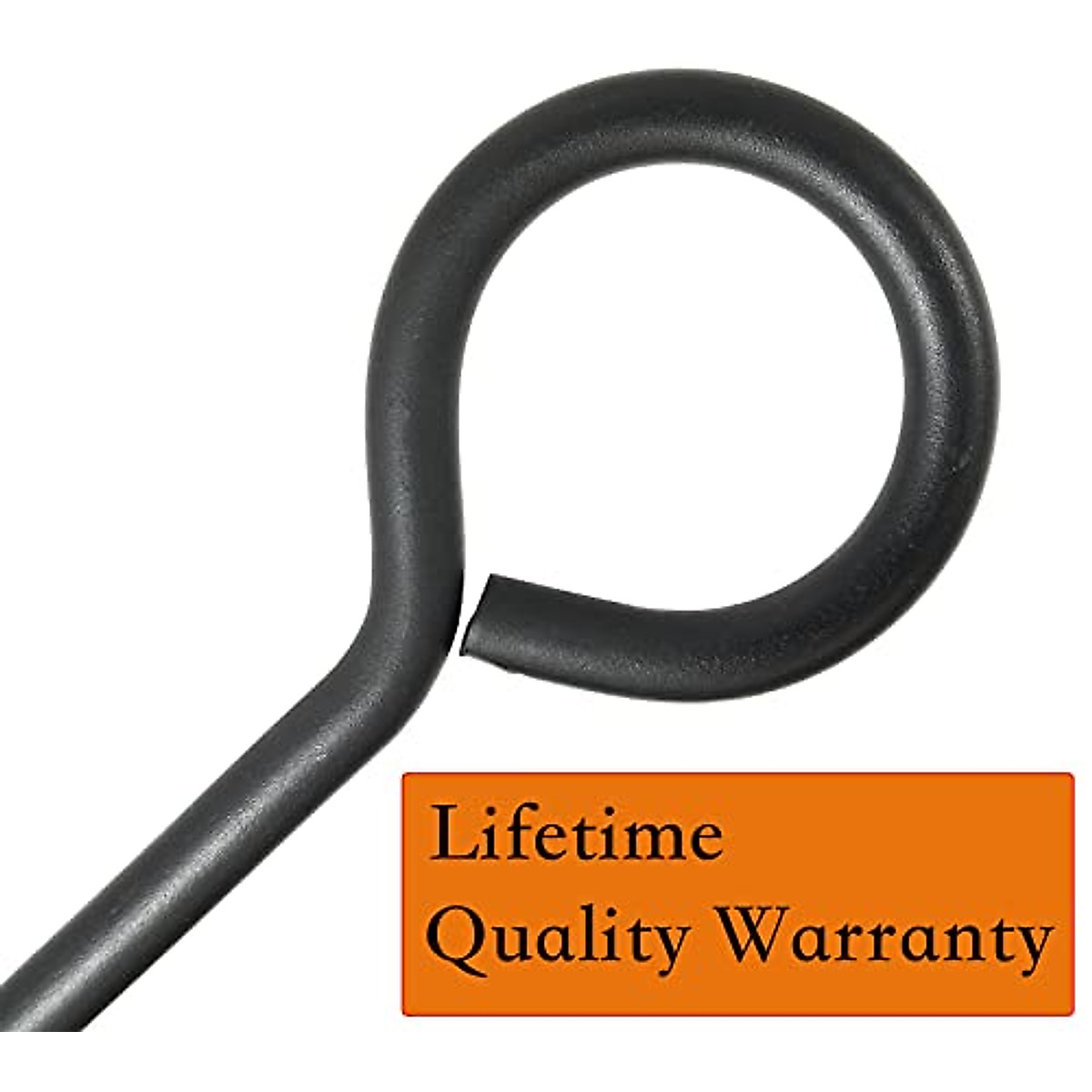 Fire Poker for Fireplace. 40 in Heavy Duty Fireplace Poker. Wrought Iron Steel Fire Pit Poker. Rust Resistant Black Finish Fire Poker for Fire Pit. Outdoor and Indoor Fireplace Fire Pit Tools