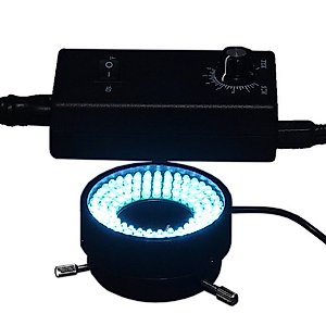 OMAX 96 LED Focused Bright Shadow Less Ring Light with Light Control Box for Stereo Microscopes