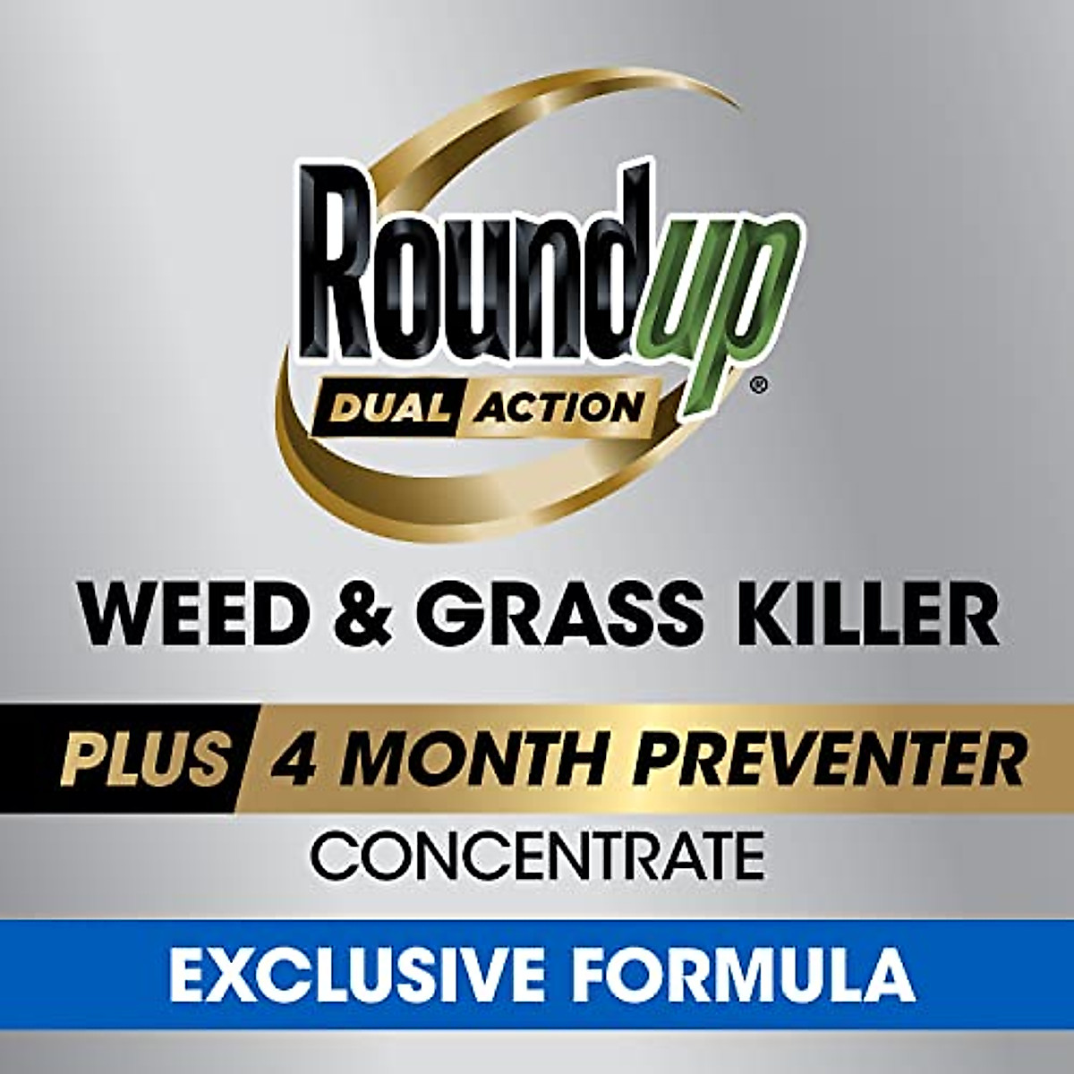 Roundup Dual Action Weed & Grass Killer Plus 4 Month Preventer Concentrate, 32 fl. oz.