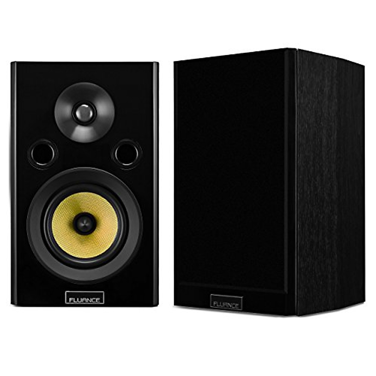Fluance Signature HiFi Surround Sound Home Theater 7.1 Channel Speaker System including 3-Way Floorstanding Towers, Center Channel, Surrounds and Rear Surrounds and DB12 Subwoofer - Black Ash (HF71BR)