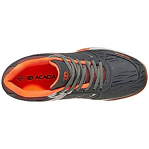 ACACIA Unisex-Adult Pickleball Shoes, Grey/Orange, 9