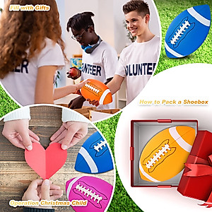 Jerify 12 Pcs Composite Leather Footballs Official Composite Leather Ball Composite Leather Inflatable Football with Pump Indoor Outdoor Football Bulk for Training and Recreational Play