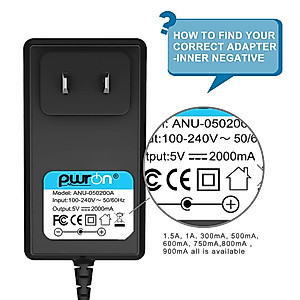 PwrON 5V Replacement Graco Swing Power Cord Compatible with Graco Simple Sway, Graco Glider LX/Elite/Premier/Petite LX; Sweetpeace, DuetSoothe, DuetConnect LX, Sweet Snuggle, Comfy Cove DLX Baby