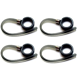 Zotech 4pcs Black Earhooks for Motorola Headsets HX550 H17 H17txt H525 H19 H19txt Boom 2+ Boom 2 Boom HX600 Elite Flip HZ720